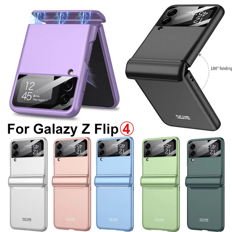 Magnetic Hinge Case for Samsung Galaxy Z Flip 4 Full Protection Case ...