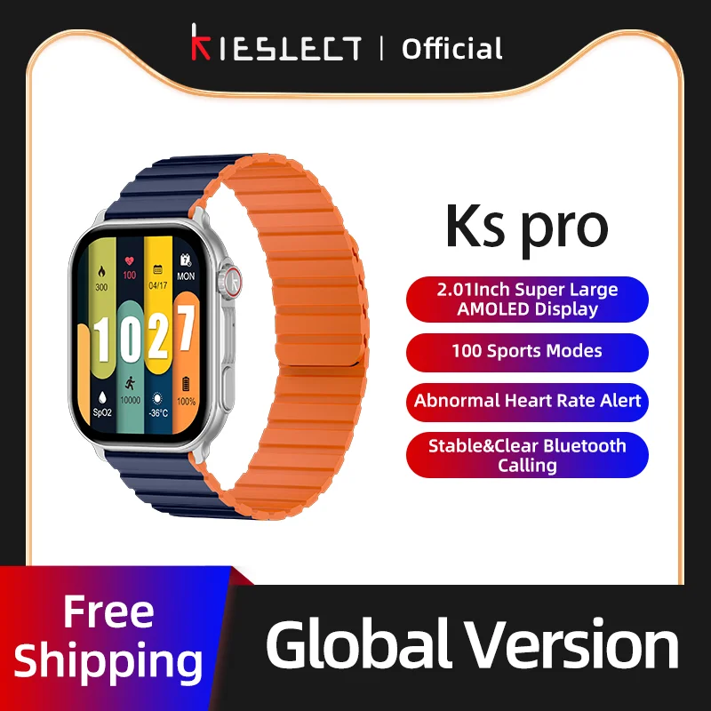 Kieslect Ks Pro Smartwatch 2inch Amoled Screen Bluetooth Call Heart ...