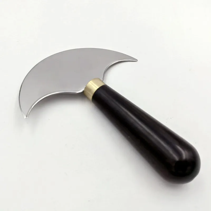 DIY-Handmade-Leather-Tools-Half-Round-Blade-Leather-Craft-Knife-Wood ...