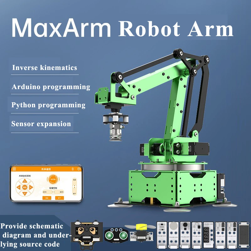New 5 Dof Robot Arm Maxarm Open Source Robotics Manipulator Powered By ...