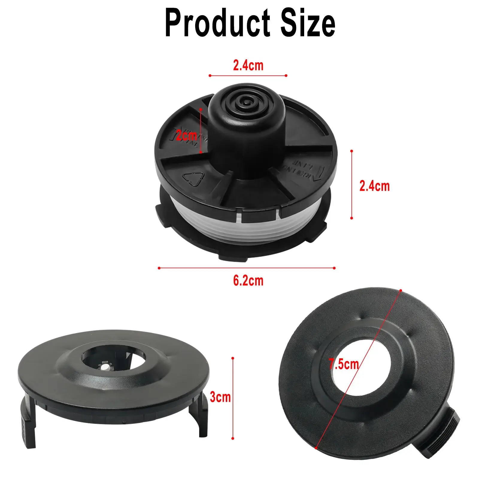 High-Quality-1-Set-Spool-Head-Spool-Cover-Spool-Head-Trimmer-1-6mm ...