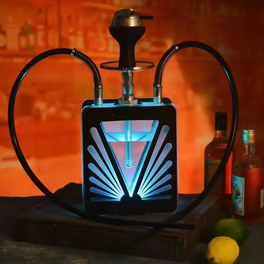 Juego-de-l-mparas-acr-licas-para-fumar-Shisha-pipas-LED-coloridas-para ...