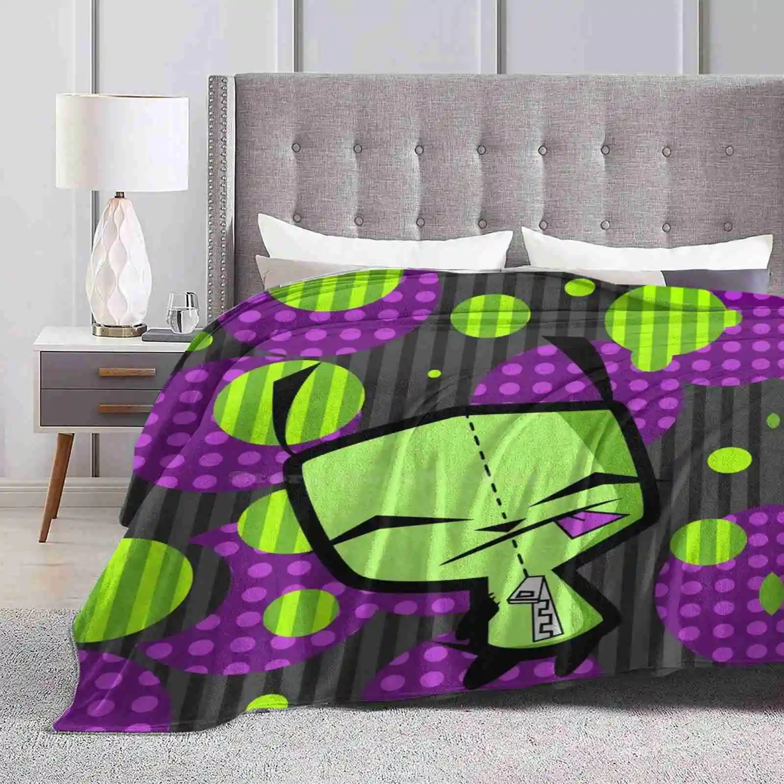 Happy-Gir-From-Invader-Zim-Fanart-Blanket-Soft-Warm-Travel-Portable ...