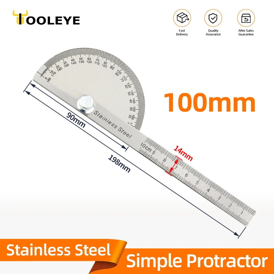 Stainless Steel Protractor Angle Finder