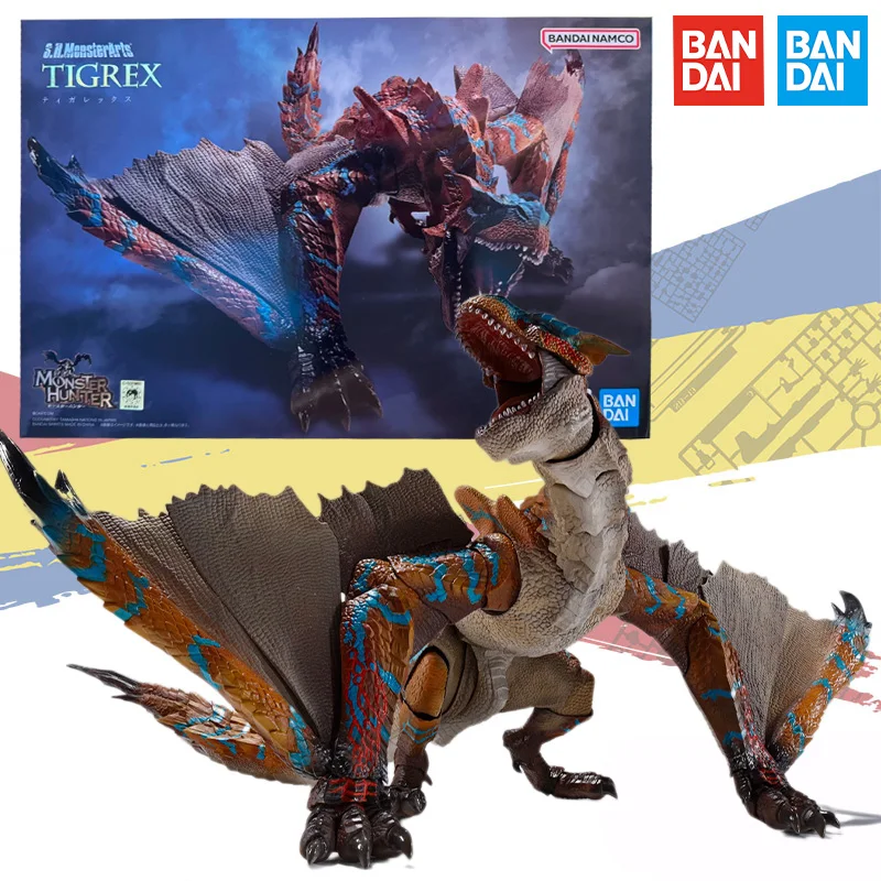 Bandai-Original-Monster-Hunter-Online-S-H-MonsterArts-SHM-Tigrex-Anime ...
