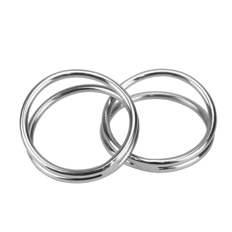 Stainless-Steel-Metal-Glans-Penis-Cock-Ring-Ejaculation-Delay-Mens ...