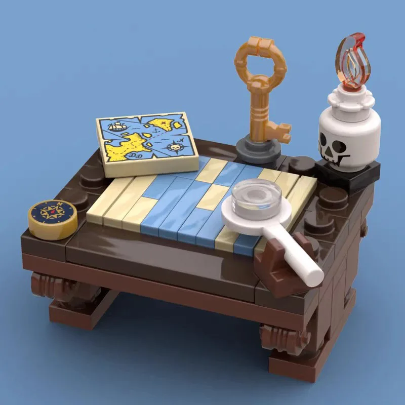 Medieval style Bachelor's Laboratory Drawing Workbench Sheepskin ...