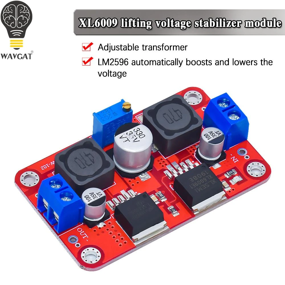 Xl6009 Lm2596s High Quality Dc-dc Step Up Down Boost Buck Voltage Power ...