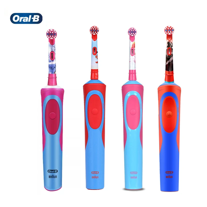 Oral-B-Kids-Rotary-Electric-Toothbrush-D12K-Clean-Teeth-Recharging ...