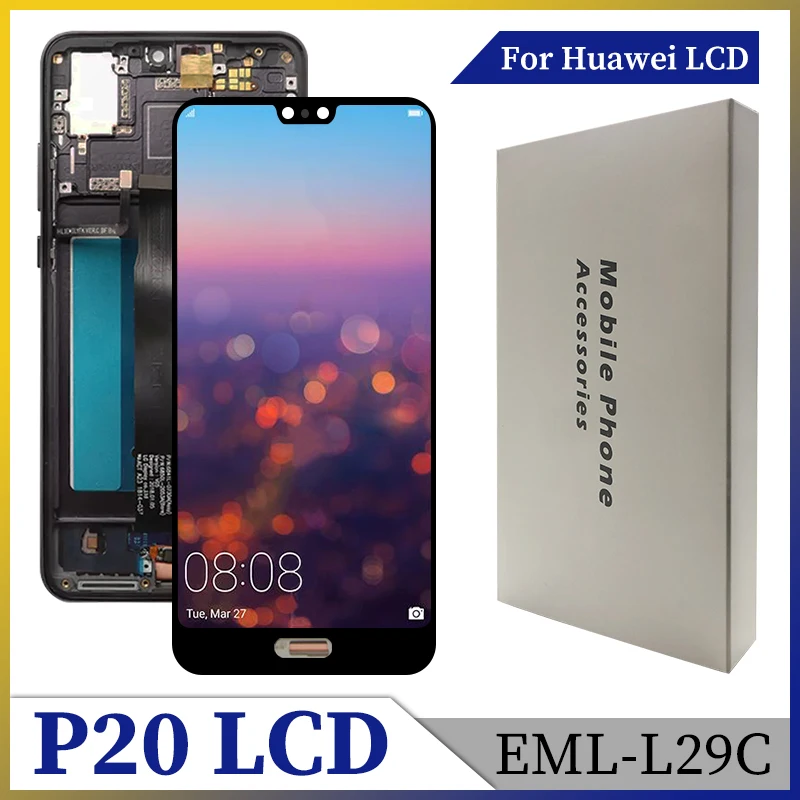 5.8" For Huawei P20 Display Touch Screen For P20 LCD Digitizer Assembly ...