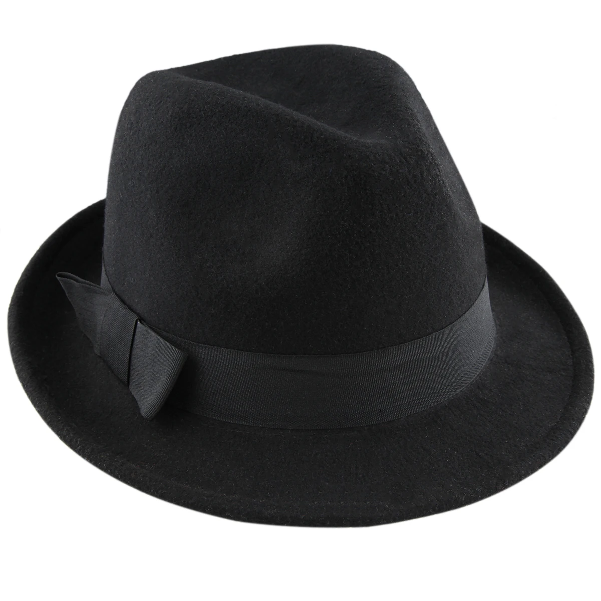 Classic-Woolen-Fedoras-Hats-Short-Brim-Panama-Jazz-Cap-For-Men-Women ...