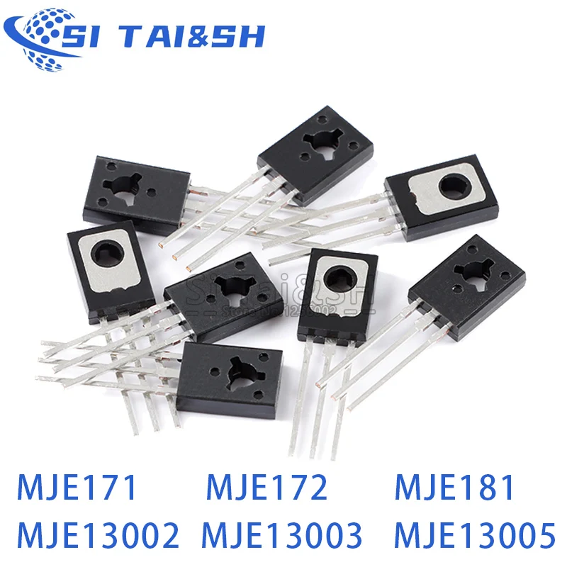 10PCS MJE171 MJE172 MJE181 MJE13002 MJE13003 MJE13005 3002 13005 171 ...