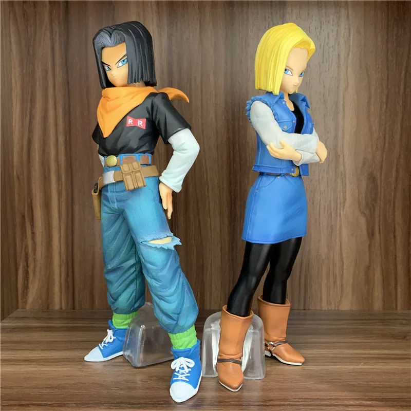 Figura de Dragon Ball Z con Android 17, figura de Anime, DBZ, Cinta ...