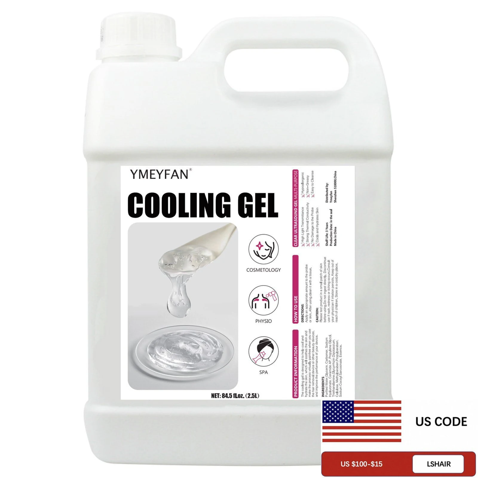 84-5oz-Gel-Conductor-Radiofrecuencia-y-Cavitacion-Conductive-Gel-Clear ...