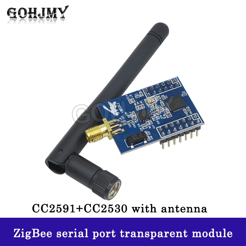 ZigBee-module-wireless-PA-power-amplifier-development-board-SMA-antenna-CC2530-CC2591-IoT ...
