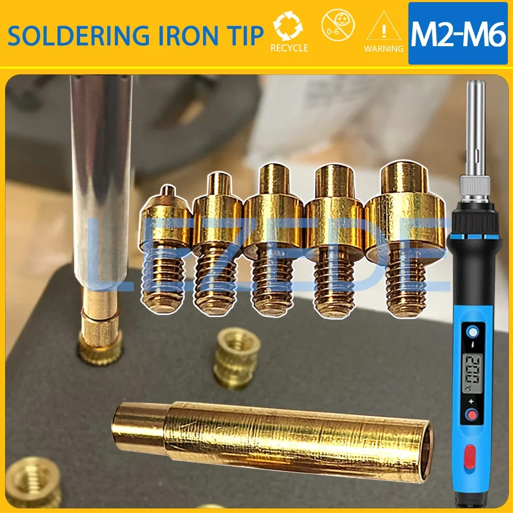 M2-M3-M4-M5-M6-Heat-Set-Insert-Soldering-Iron-Tip-of-3D-Printing-Parts ...