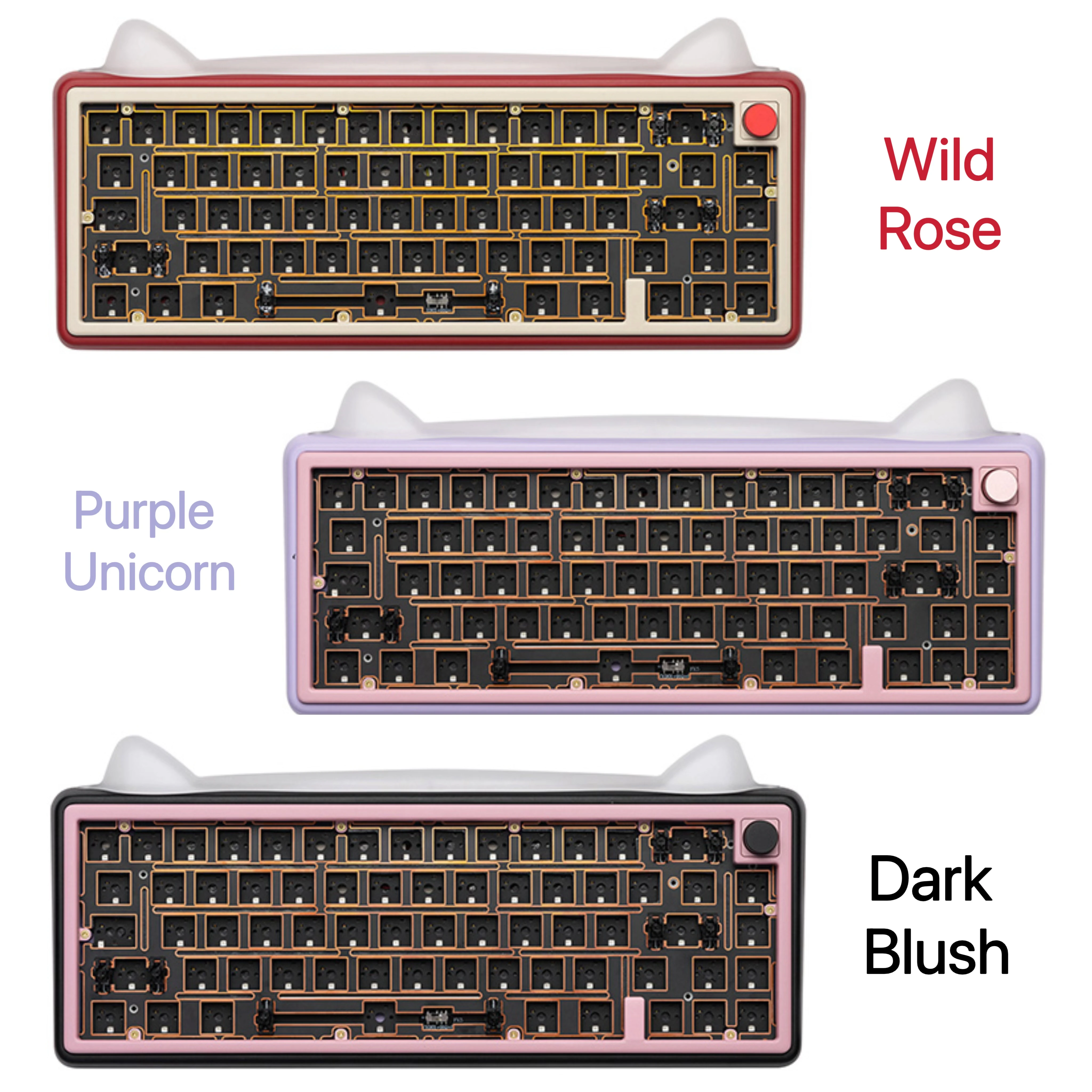 Chilkey-Paw-65-Mechanical-Keyboard-Barebone-Kit-Aluminium-Wireless ...