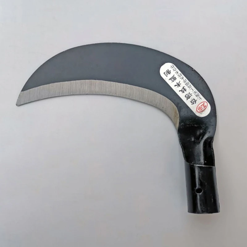 Farming rice harvesting knife long handle grass weeding grain ...