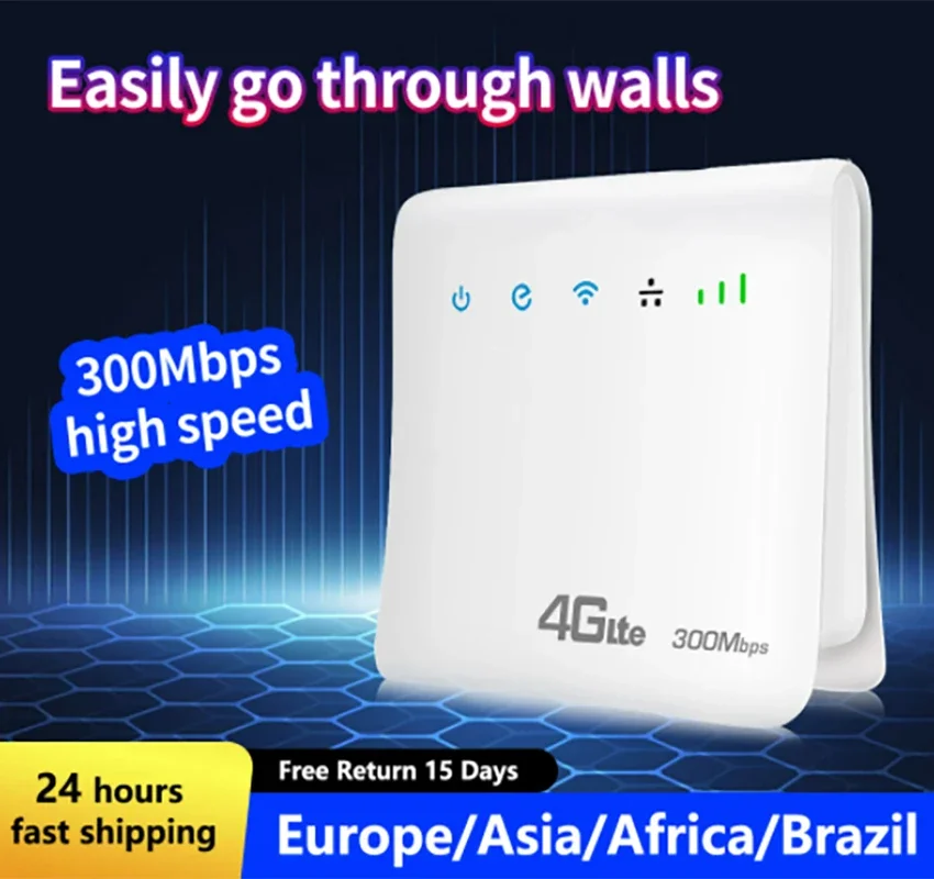 Unlocked-D921-300Mbps-CAT4-LTE-CPE-Modem-Wireless-3G-4G-Wifi-Router ...