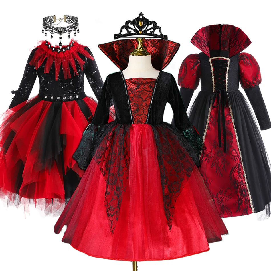 2024-Ghost-Bride-Girls-Costume-For-Purim-Dress-Halloween-Cosplay-Kids ...
