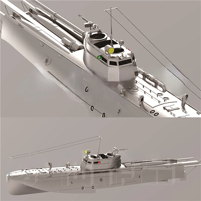 Rc Torpedo Boat Model Assembly And Production Kit 1:16 Soviet G51.2m ...