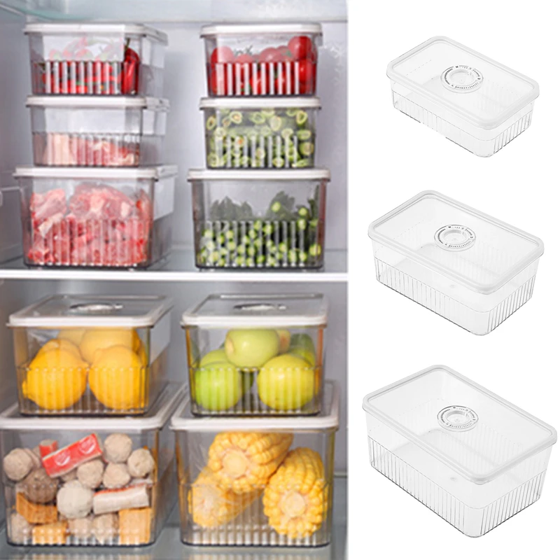 Transparent-Fridge-Organizer-Food-Storage-Containers-Fresh-Vegetable ...