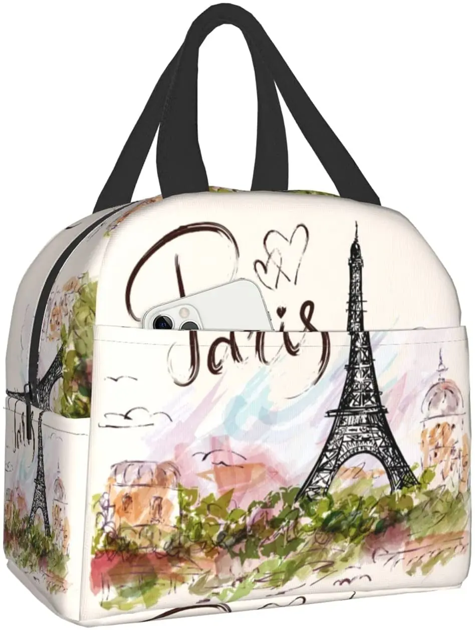 Paris-Eiffel-Tower-Lunch-Bags-for-Women-Boy-Girl-Reusable-Insulated ...