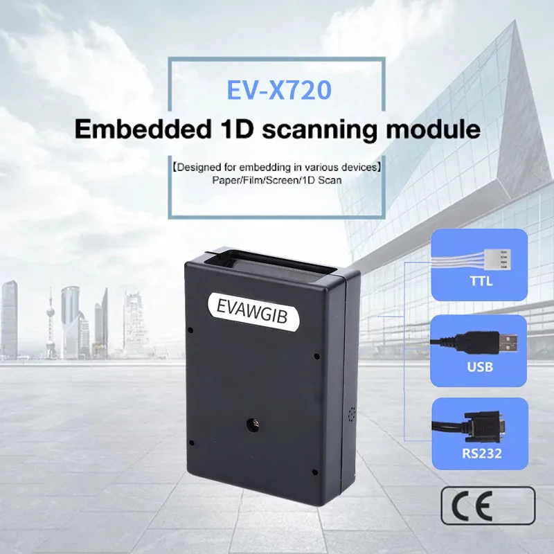 Free-shipping-1D-CCD-Bar-code-reader-module-USB-TTL-interface-Fixed ...