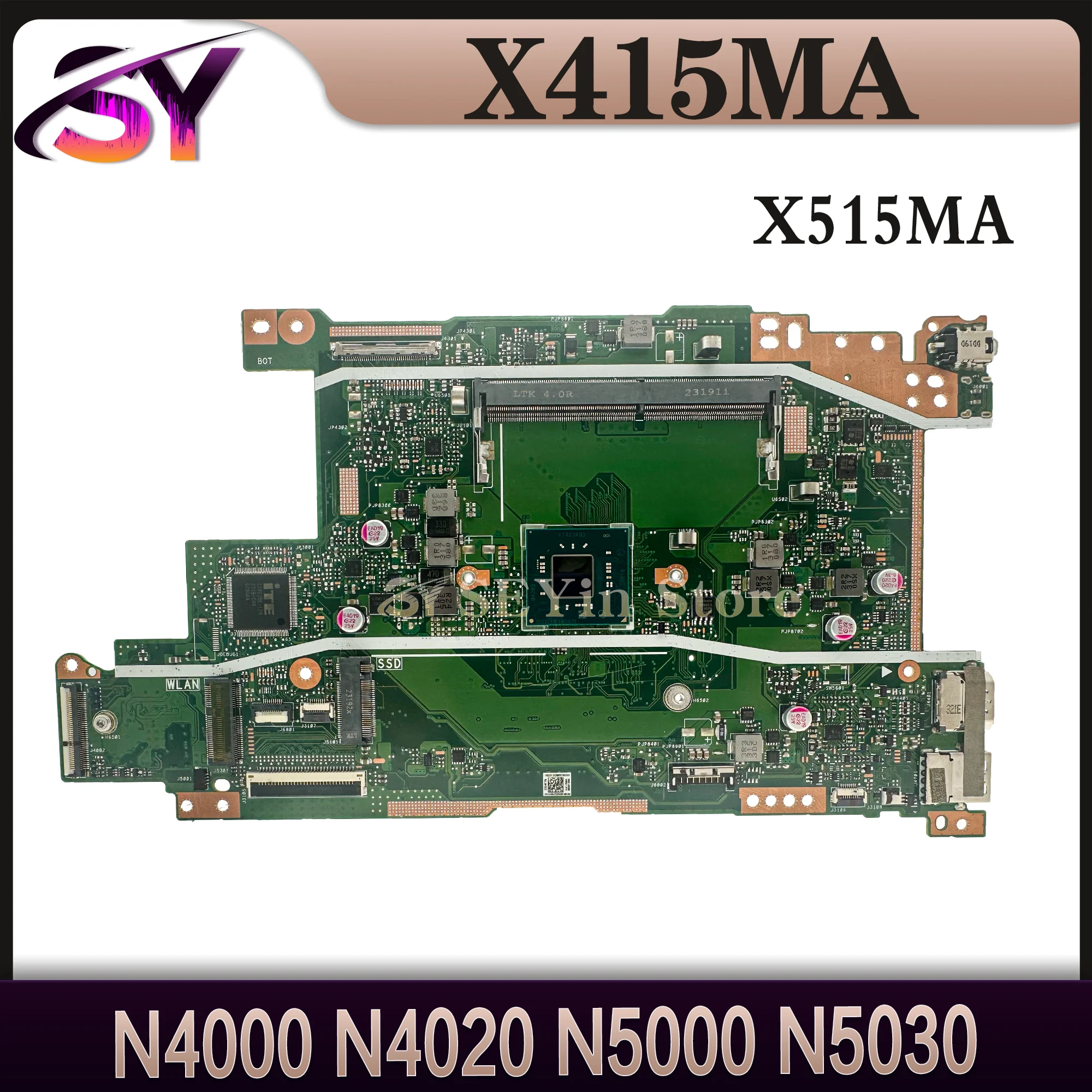 Mainboard For ASUS X415MA X515MA P1511CM P1511CMA F415MA F515MA Laptop ...