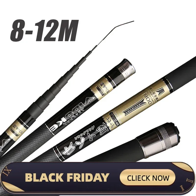 8M-9M-10M-11M-12M-Super-Light-long-Hard-Carbon-Fiber-Hand-Fishing-Rod ...