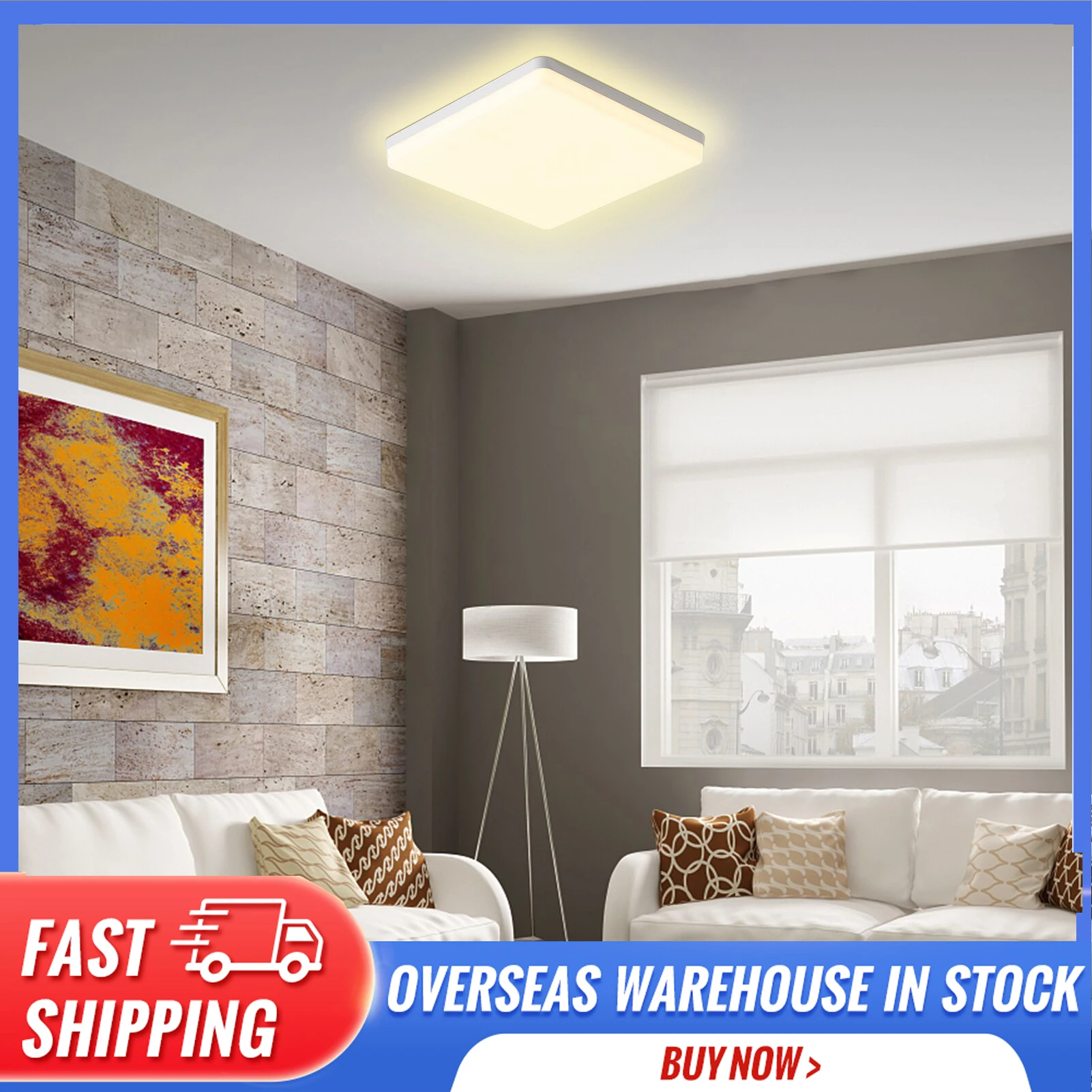 18-24-36-48W-Square-Ceiling-Lamp-LEDs-Ceiling-Light-Flush-Mounting ...