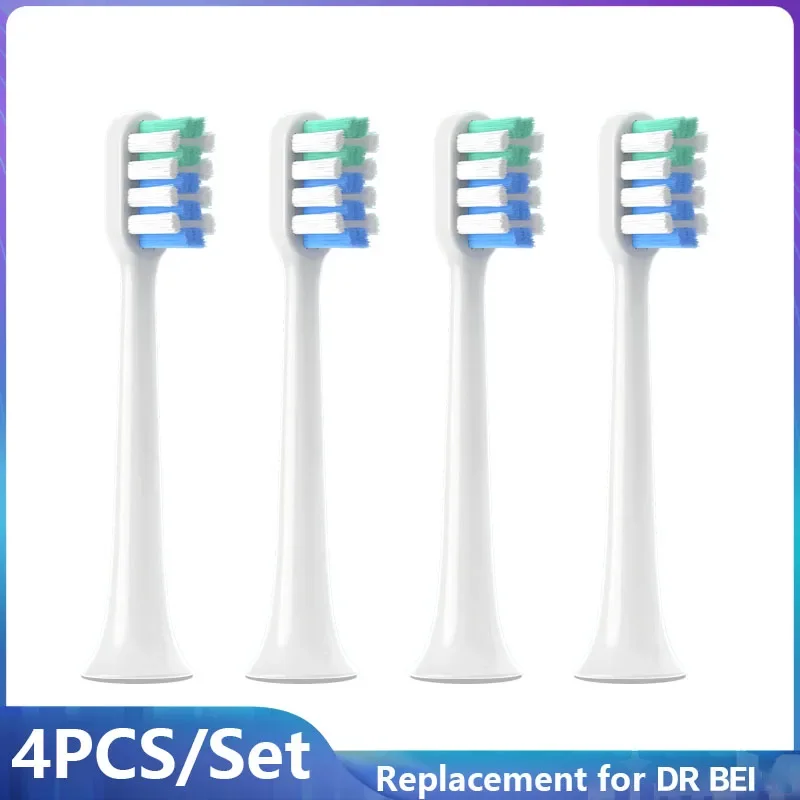 4/6pcs Toothbrushes Head for DR BEI Bet-c01/Dr-Bei C1/C2/S7 Head DuPont ...