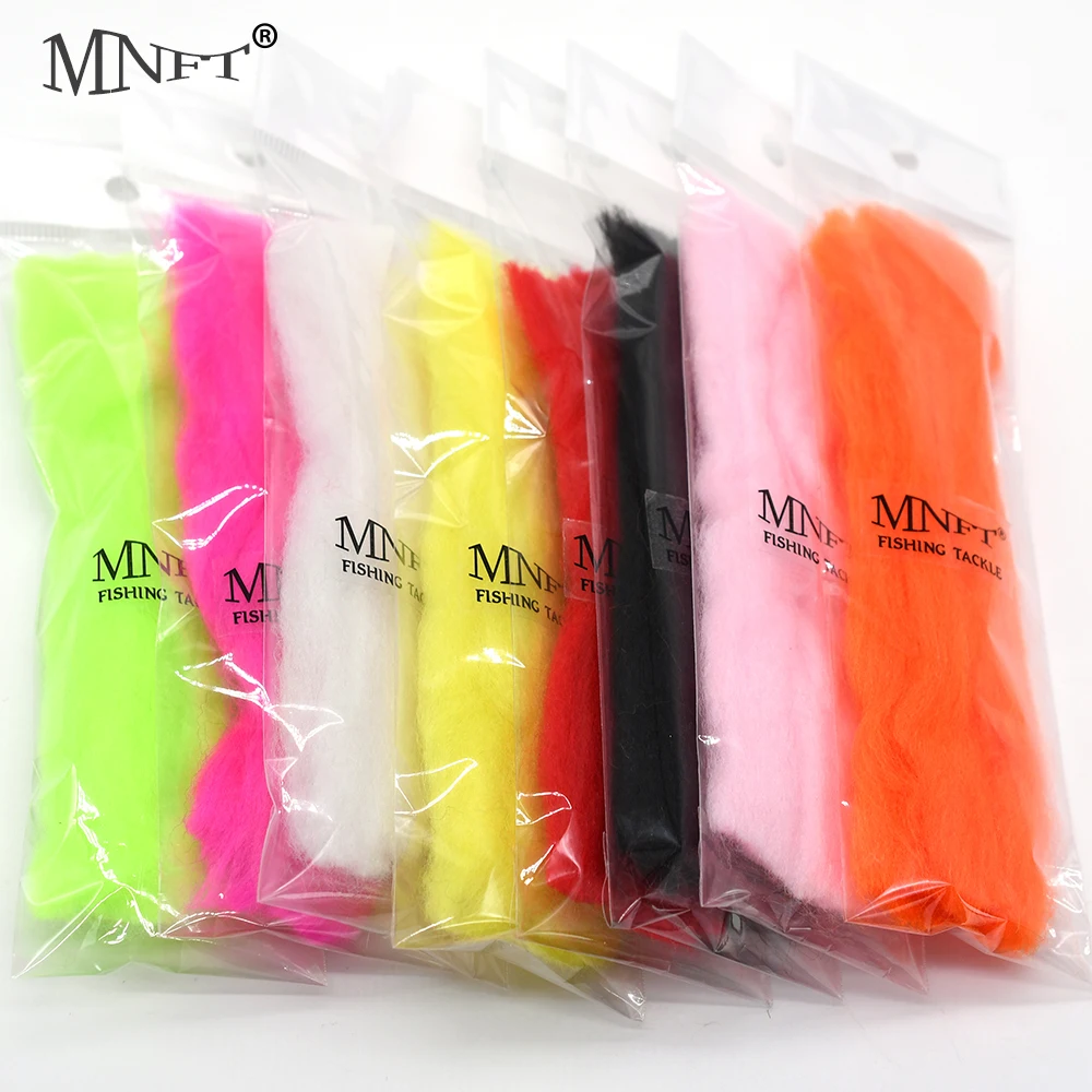 MNFT-4Packs-Glo-Bug-Yarn-Fly-Tying-Materials-Fly-Tying-Thread-for-Tying ...