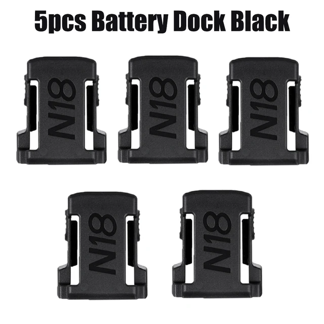 5PCS Battery Power Tool Mount Holders for Milwaukee 18V Drill Power ...