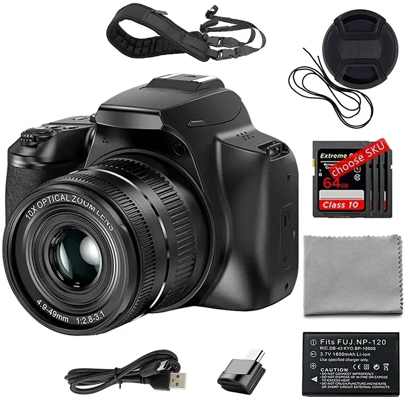 4K-Professional-Video-SLR-Camera-64MP-Vlog-Digital-Camera-for-Youtube ...