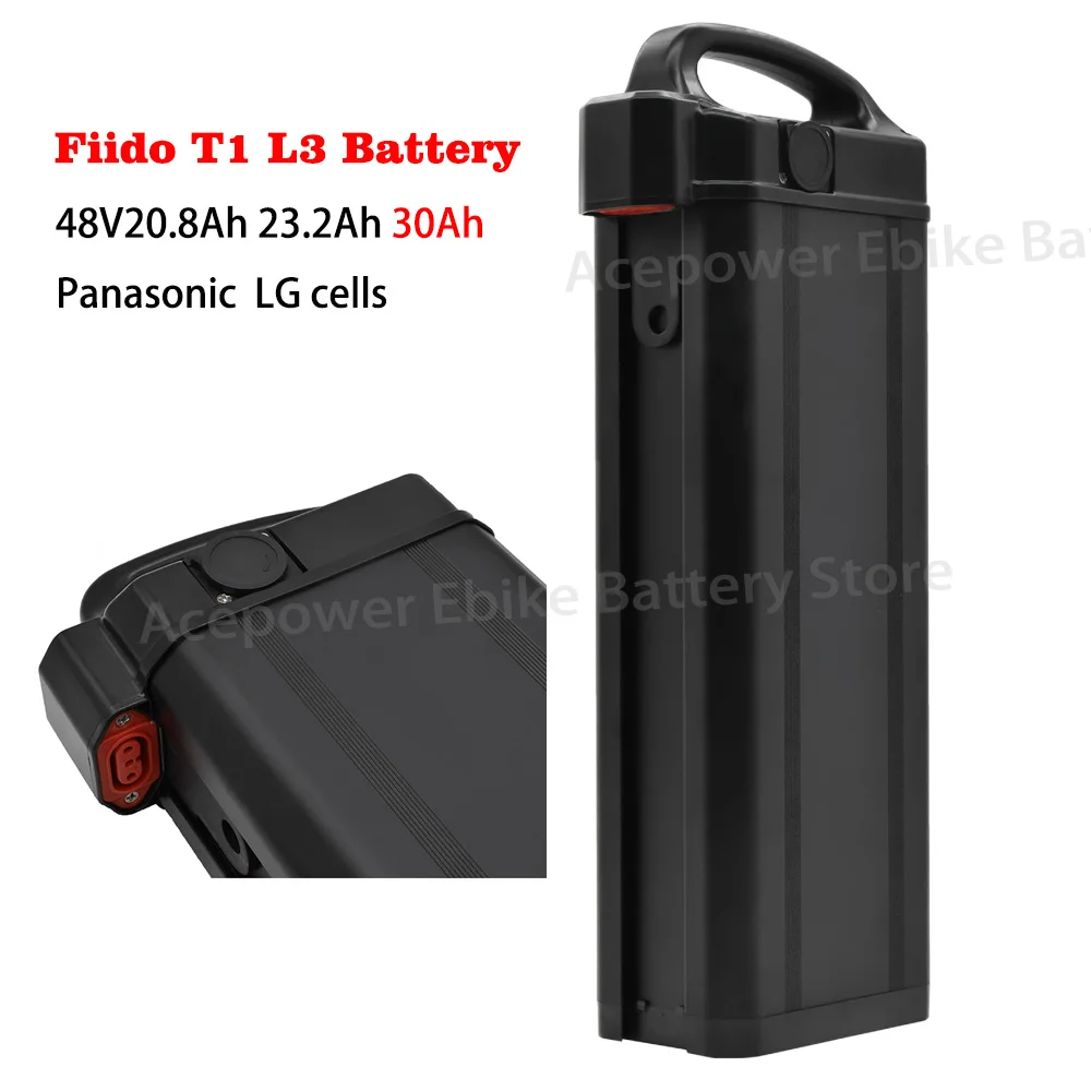 Ebike Battery for Fiido T1 L3 Electric Bike Replacement Battery 48V20Ah ...
