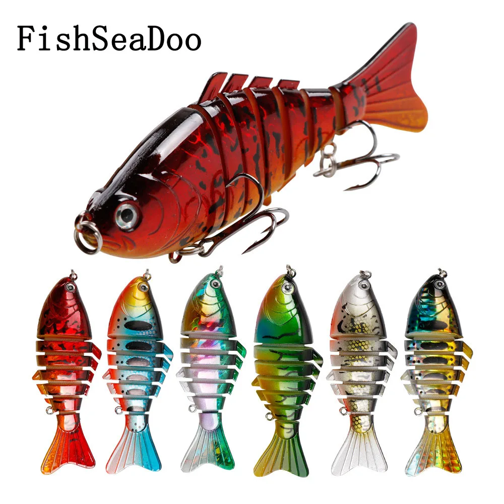 Multi Jointed Swimbait 7 Segments 15G Bionic Fishing Lure Robotic ...