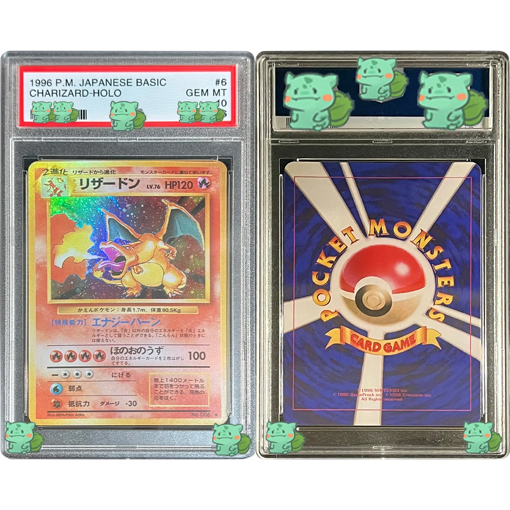 Anime-PTCG-Graded-Collection-Card-1996-Japanese-Basic-Charizard-Holo ...