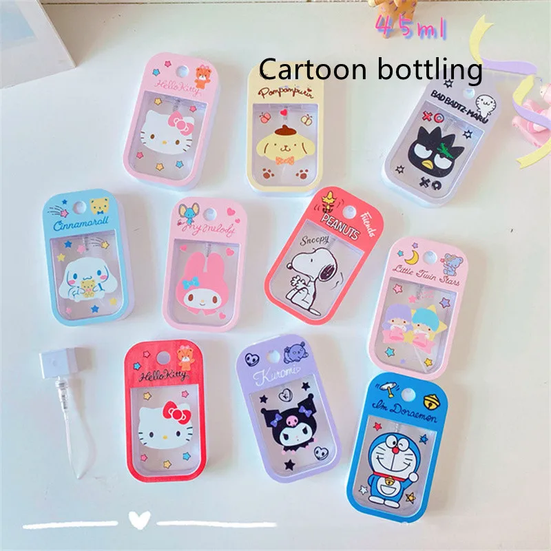 Kawaii Sanrio Perfume Spray Bottle Kuromi Anime Kitty Travel Portable ...