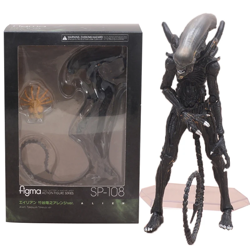 16cm-Movie-Alien-Figure-SP-108-Xenomorph-Figma-Predators-Riple-Action-Figure-Collectable-Model ...