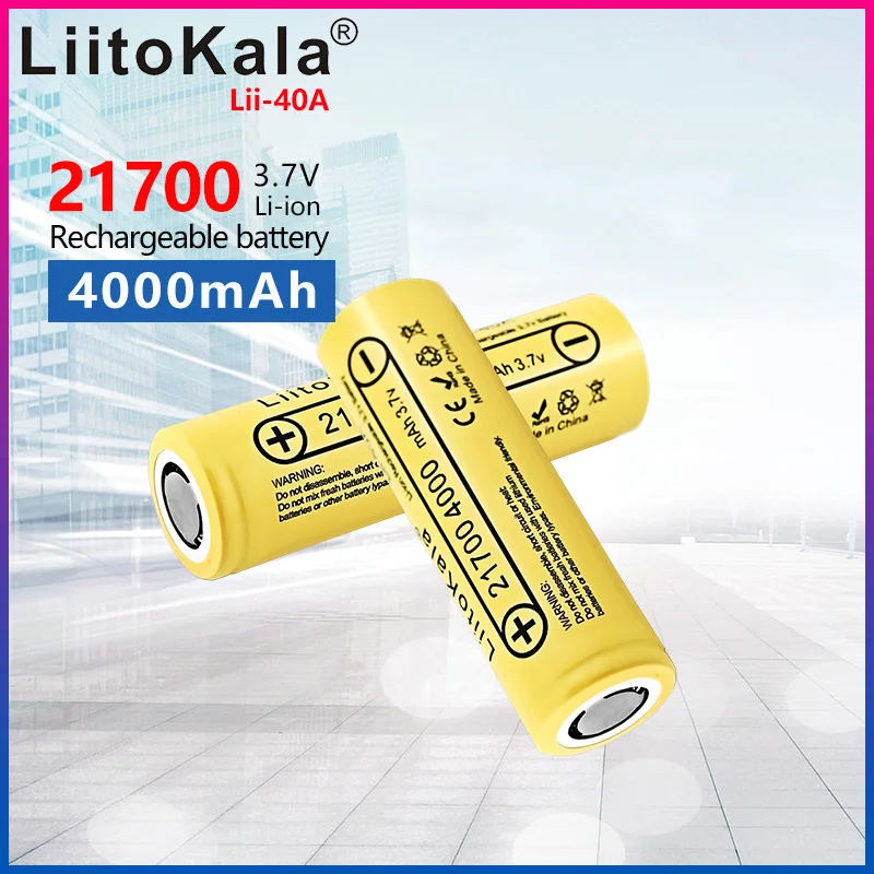 LiitoKala-Lii-40A-21700-4000mah-Rechargeable-Battery-lithium-40A-3-7V ...