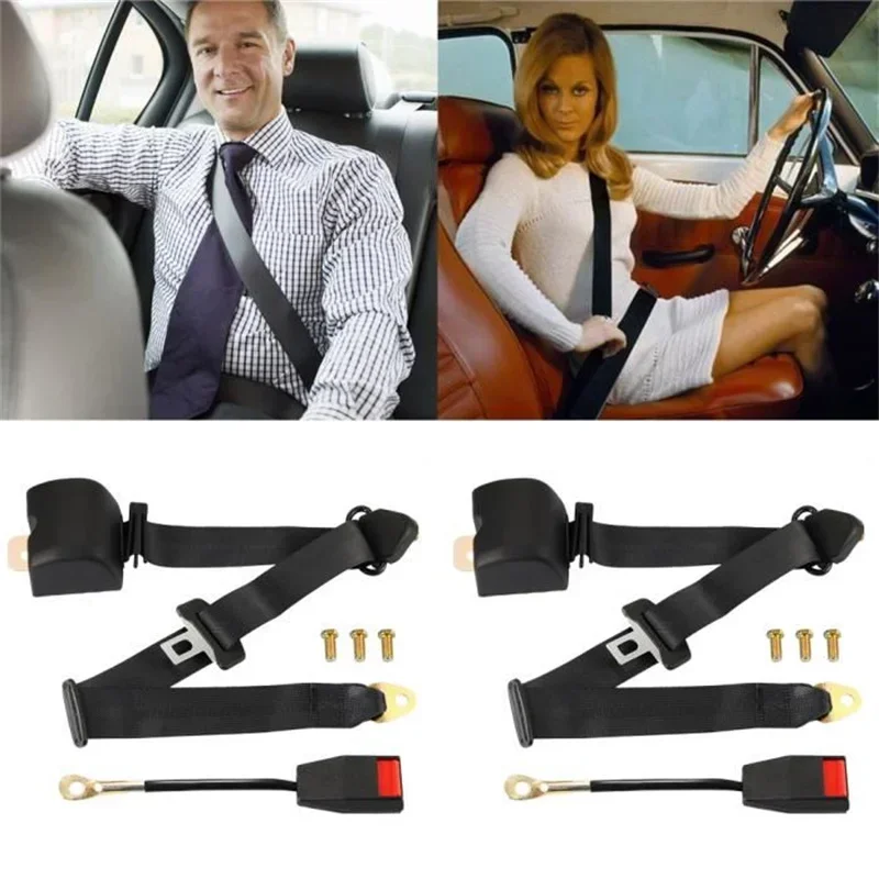 Universal-Auto-Car-Seat-Belt-3-Point-Automatic-Belt-SafetyStraps ...