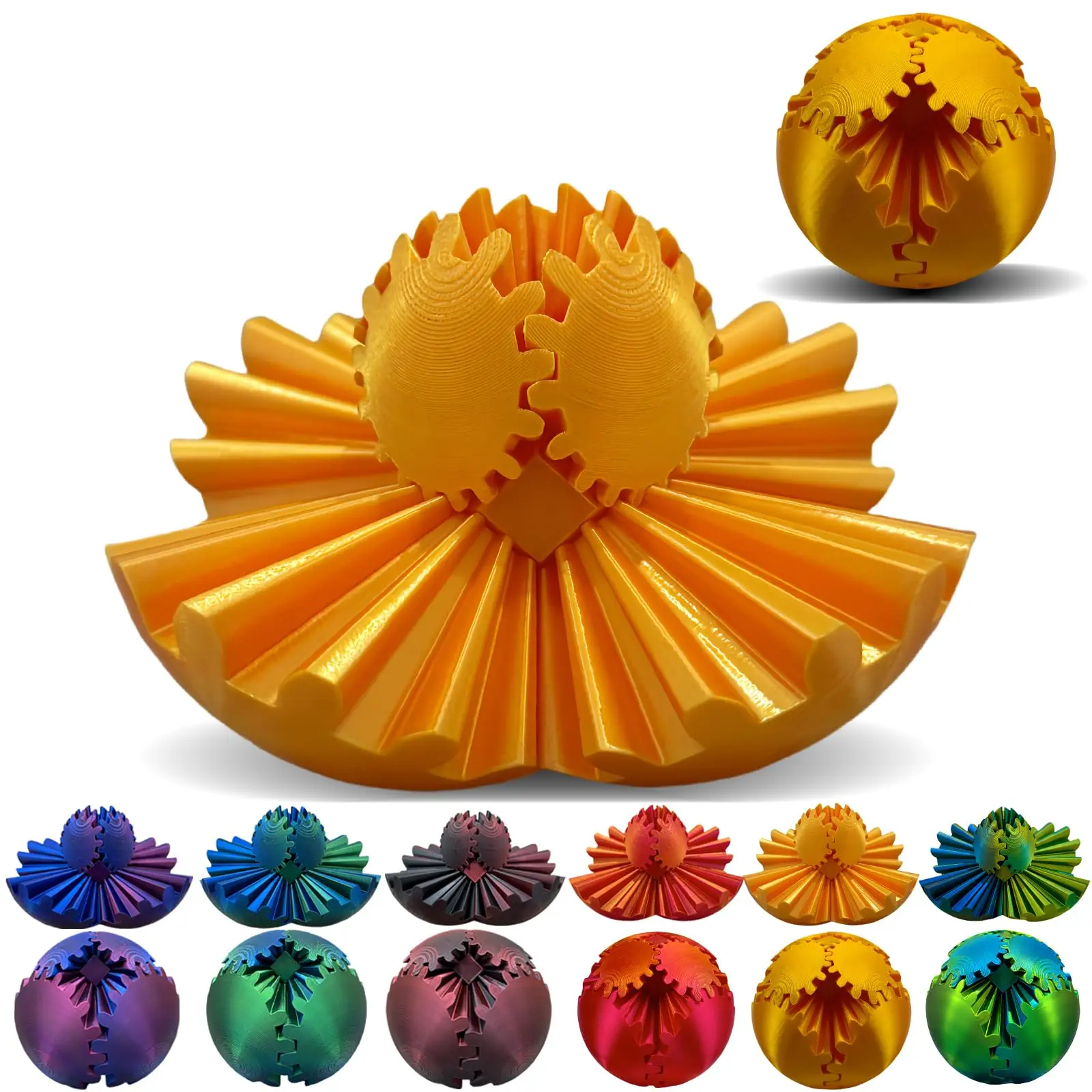 3D-Printed-Gear-Balls-Spinning-Balls-Stress-Relief-Anxiety-Desktop ...