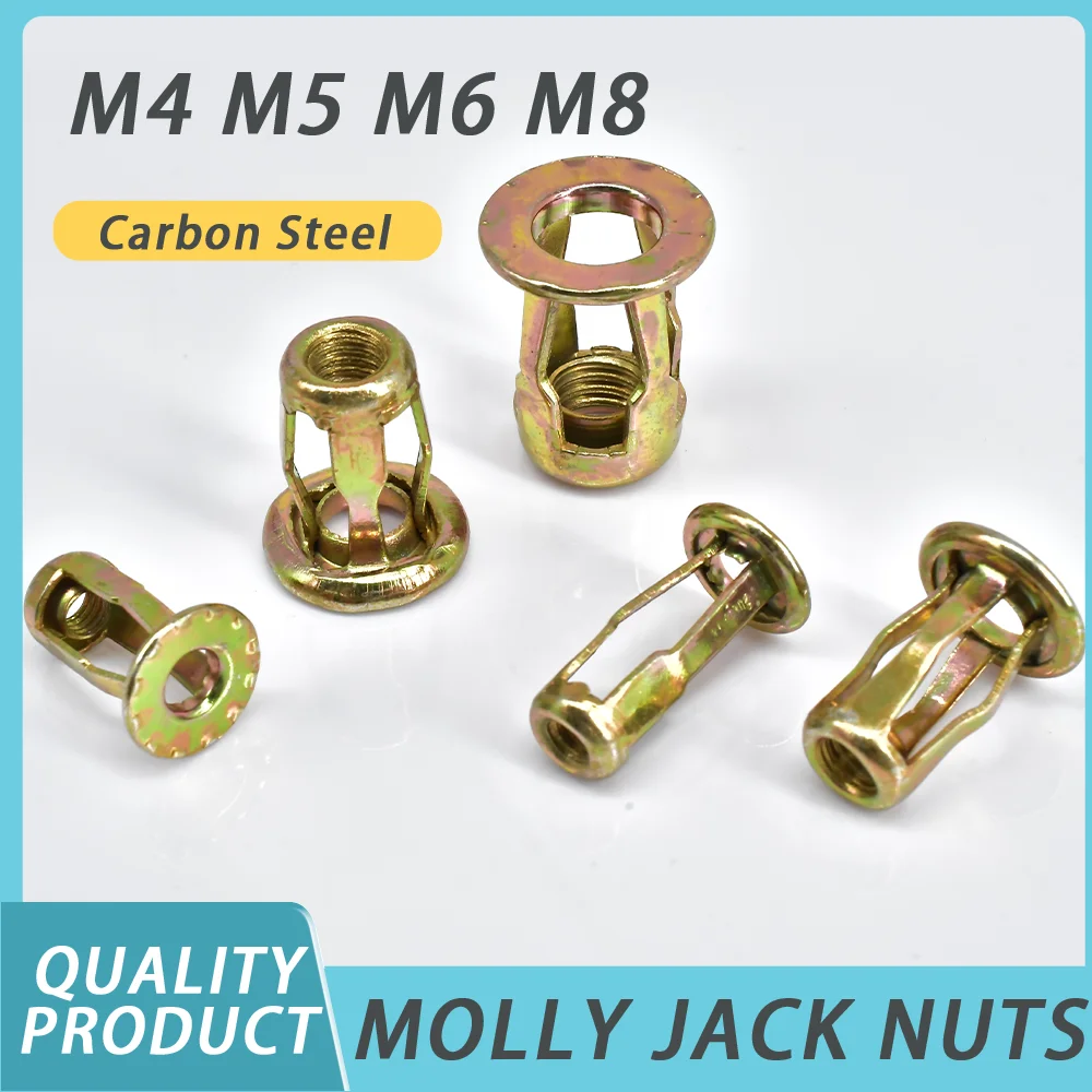 Galvanizado-Jack-Nuts-Expans-o-Metal-Rivetnut-Clamp-Petal-Shape-Rivet ...