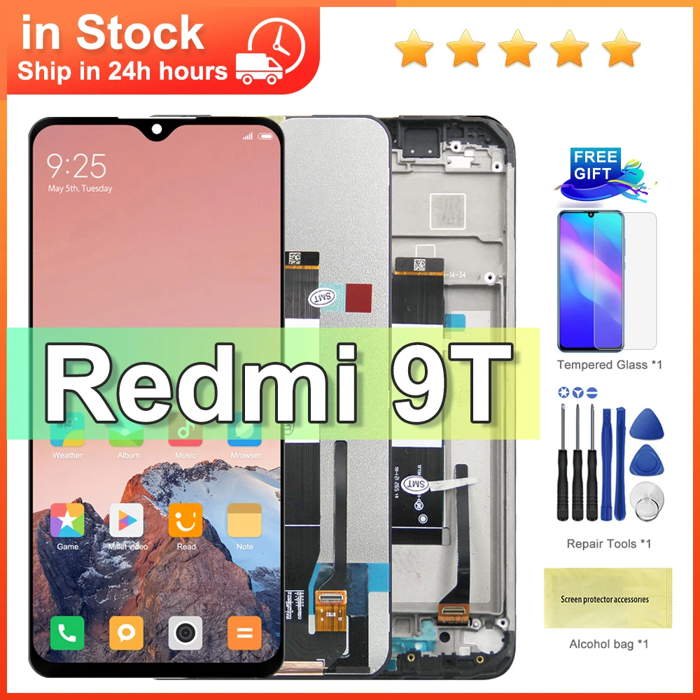 6-53-Display-Replacement-For-Xiaomi-Redmi-9T-LCD-Touch-Screen-Digitizer ...