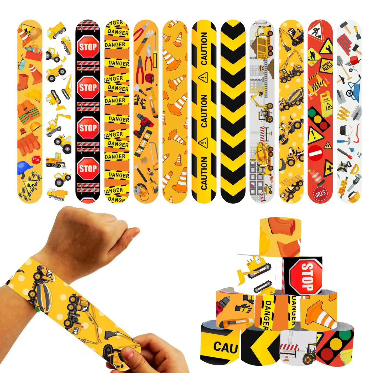 10 piezas de pulseras de bofetadas Lilo Stitch Mickey Mouse princesa ...