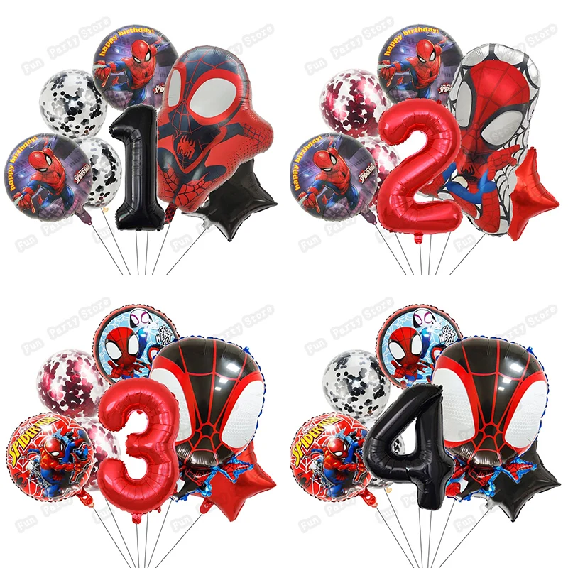 1Set-Spiderman-and-His-Amazing-Friends-Theme-Balloon-Boys-Birthday ...
