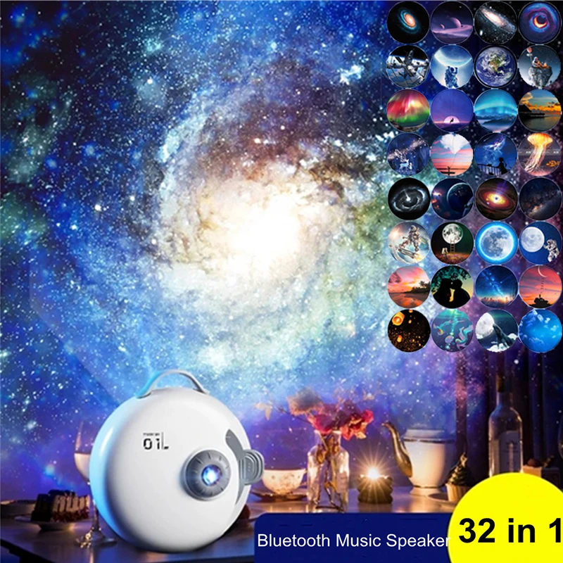 Star Projector Galaxy Night Light | Star Galaxy Starry Sky Projector ...
