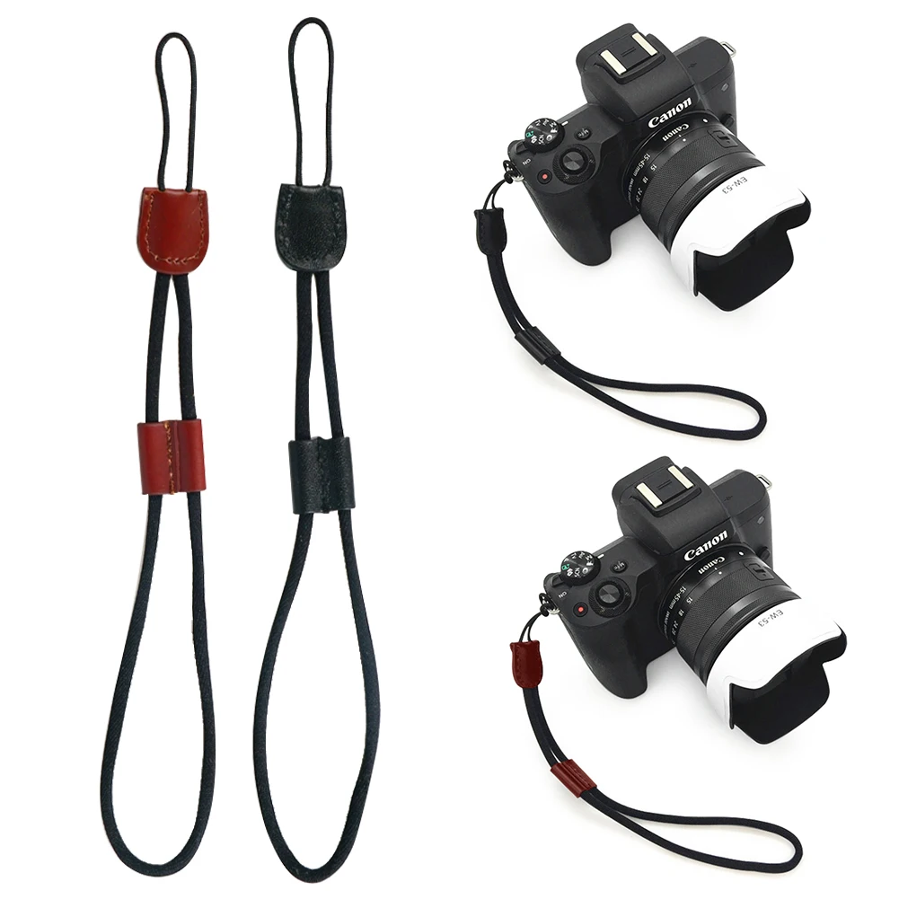2pcs-New-PU-Leather-Camera-Hand-Grip-Wrist-Strap-For-Sony-A6000-A5100 ...