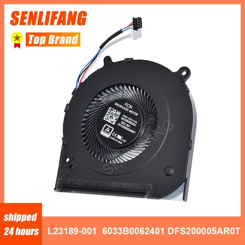 Bem-Testado-CPU-Cooler-Fan-L23189-001-6033B0062401-DFS200005AR0T-Para ...